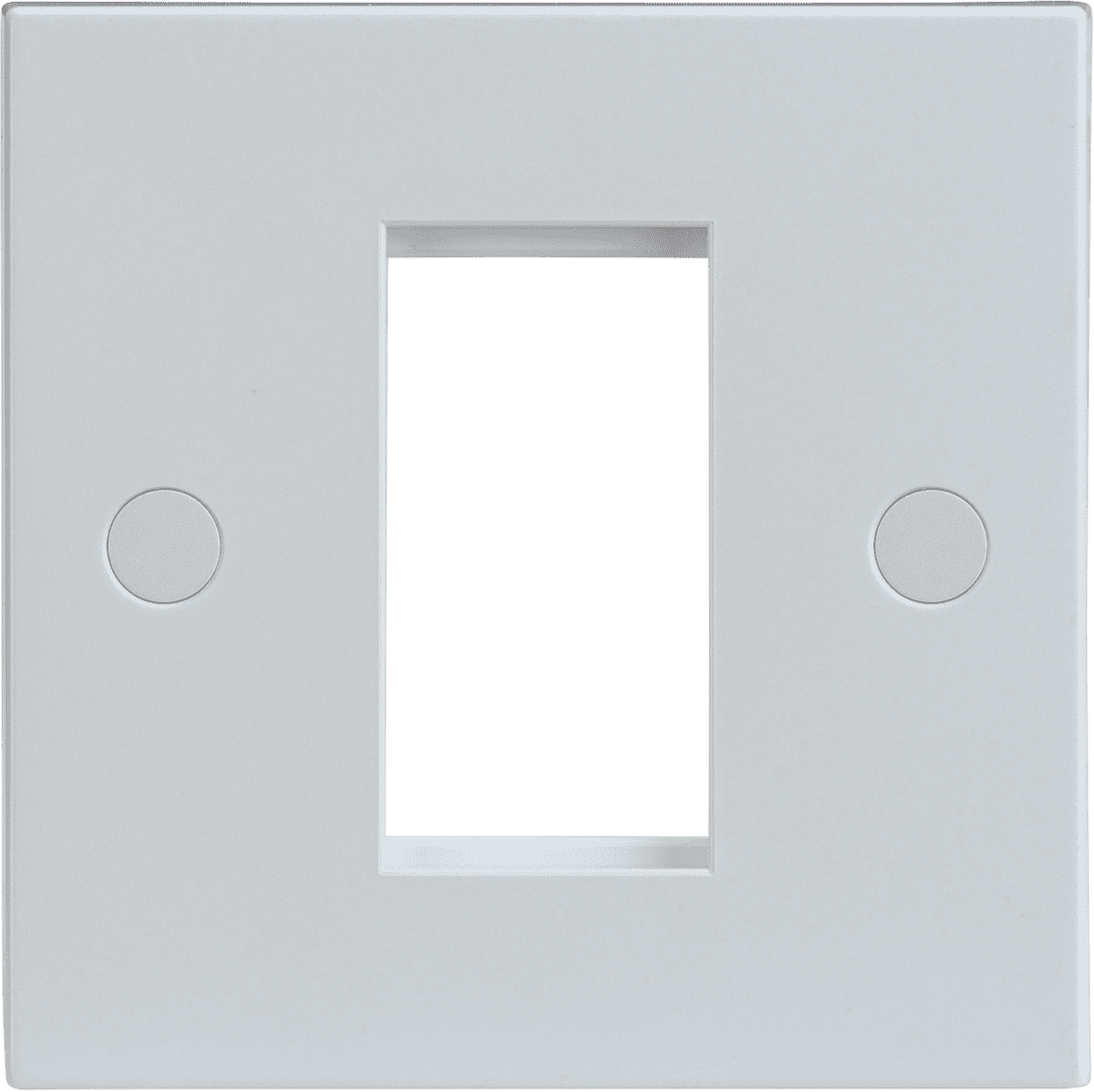 ML Accessories NET1GWH 1G Modular Faceplate - White