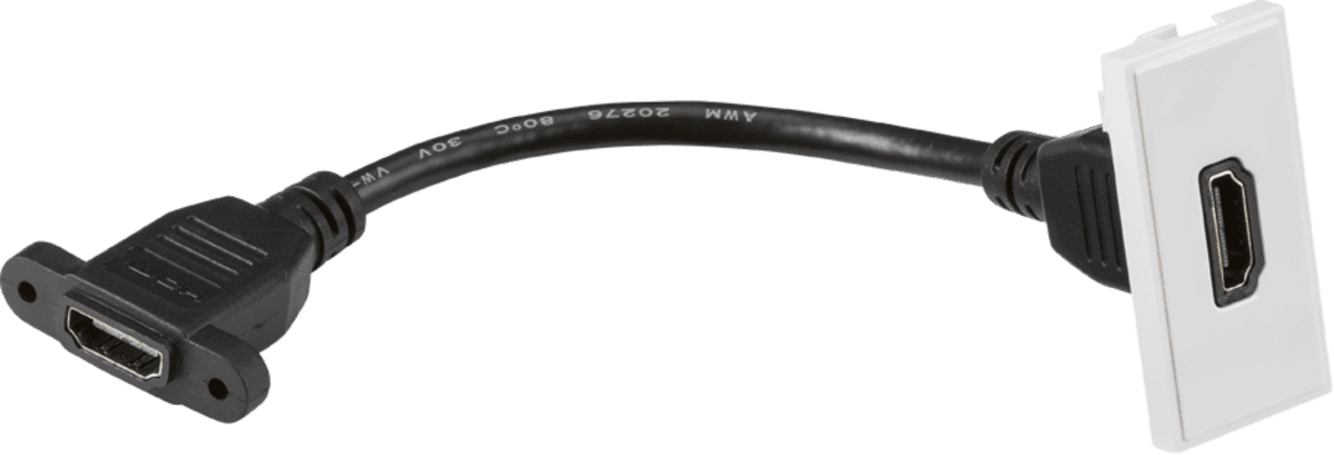 ML Accessories NETHDMIWH HDMI outlet module 25 x 50mm - white