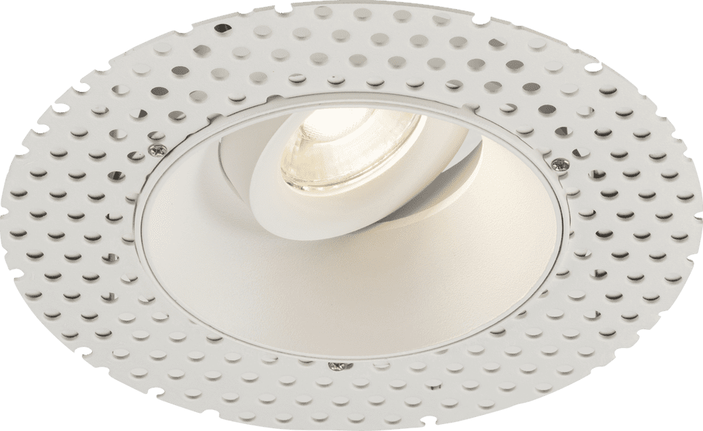 ML Accessories OAA1TRW Odan Single Tilt Round Trimless DownLight White