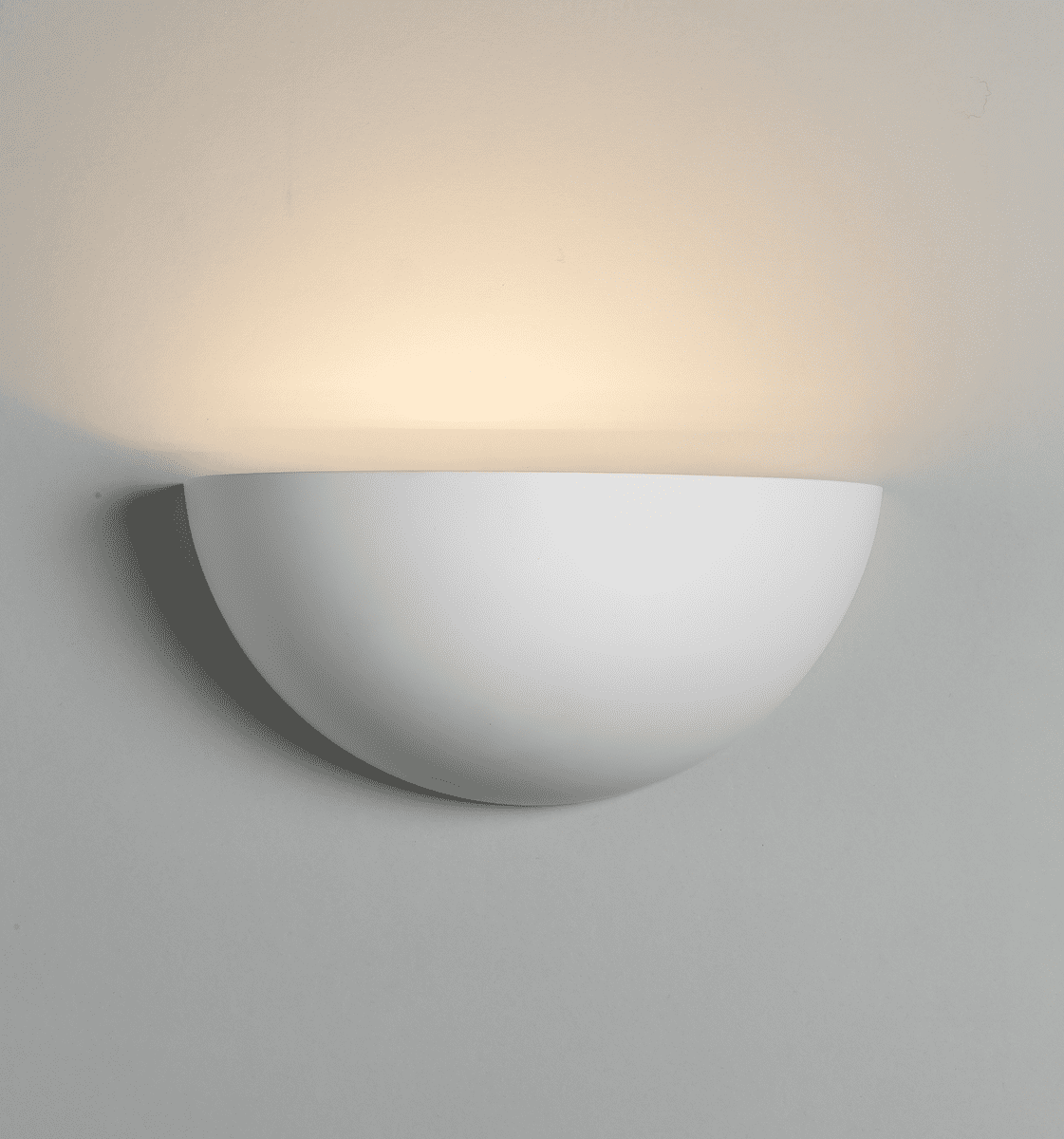 ML Accessories PWL8 230V E14 40W Uplighter Plaster Wall Light
