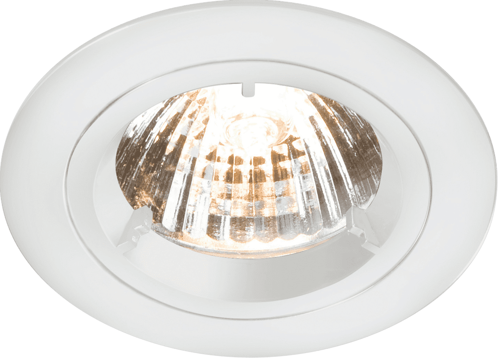 ML Accessories RD1W IP20 230V/ GU10 White Recessed Fixed Twist & Lock ...