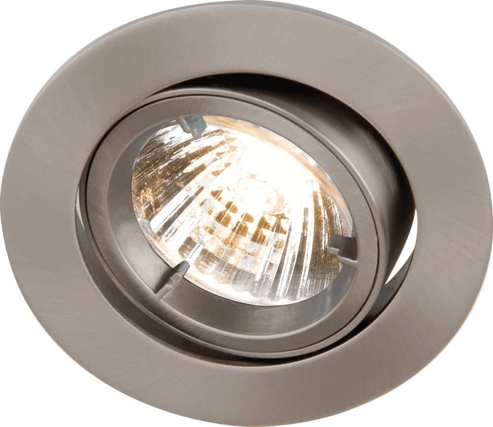 ML Accessories RD2CBR IP20 230V GU10 Brushed Chrome Recessed Tilt Twist ...