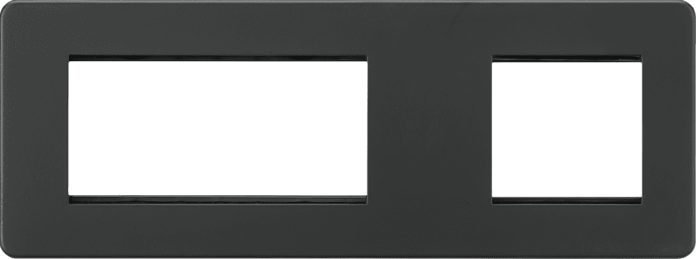 ML Accessories SF6GAT Screwless 6G Modular Faceplate 2G 4G - Anthracite