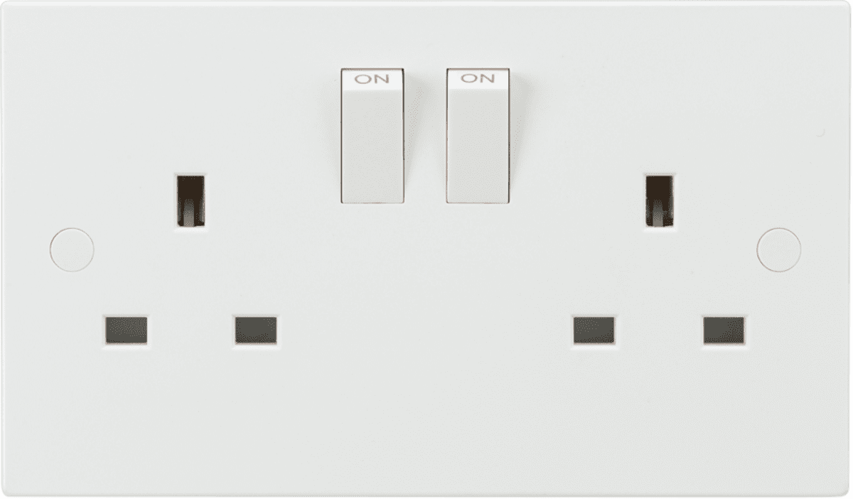 ML Accessories SN9000 13A 2G DP Switched Socket x 5 Box