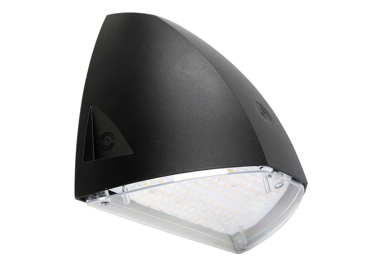 NVC NBR18-28/PEC/830-40-60 Brooklyn 18-28W LED Wall Pack Photocell CCT