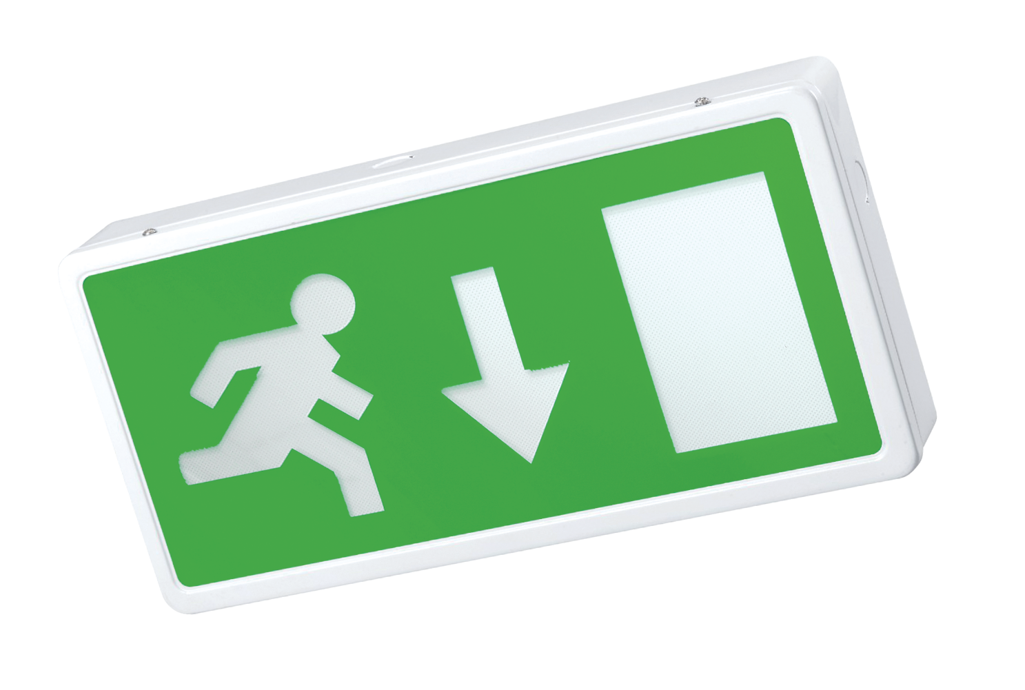 NVC NLE/STM3 Lexington LiFe LED Exit Box Maintained Euro Down Legend ...