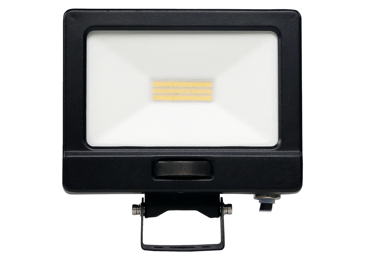 NVC NOD/V2/20/BK/PIR-PEC/840 Odessa V2 20W LED Floodlight Black PIR PEC ...