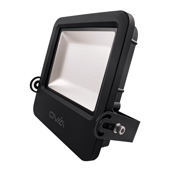 Ovia Lighting OV101100BKCW 100W LED Floodlight 4K Black IP65