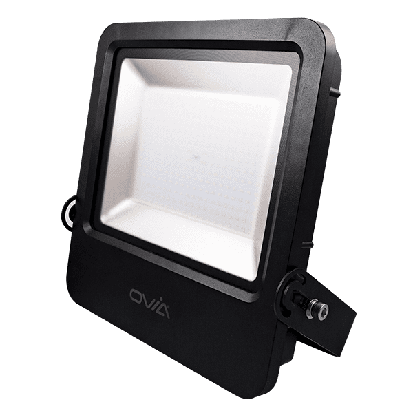 Ovia Lighting OV101200BKCW 200W LED Floodlight 4K Black IP65