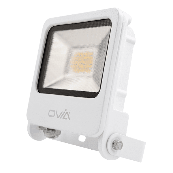 Ovia Lighting OV10120WHCW 20W LED Floodlight 4K White IP65
