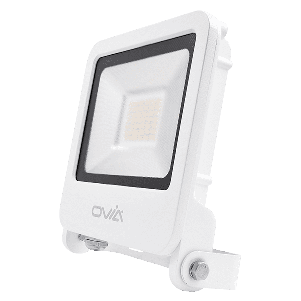 Ovia Lighting OV10130WHCW 30W LED Floodlight 4K White IP65