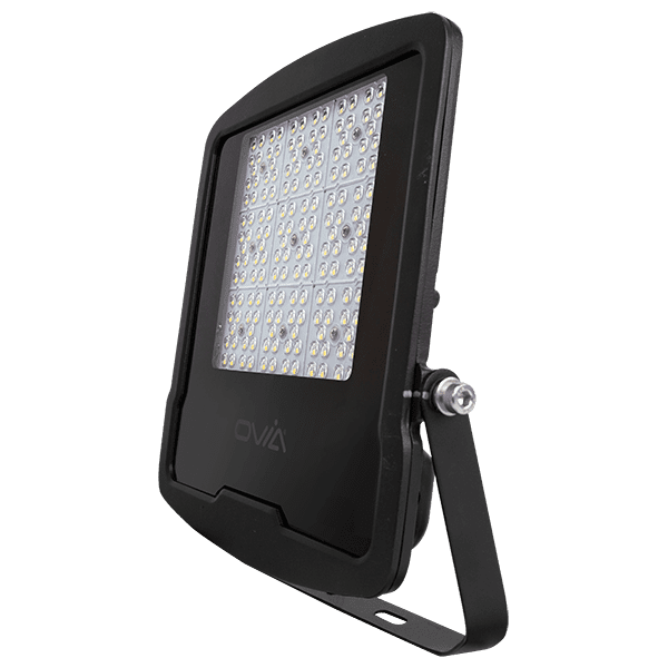 Ovia Lighting OV102100BKCWPC 100W 60x120 Asymmetric LED Floodlight 4K ...