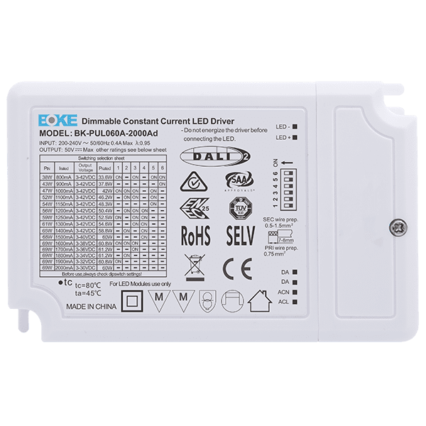 Ovia Lighting OVCGMF0002 240v 38-69W Multi Cc LED Driver