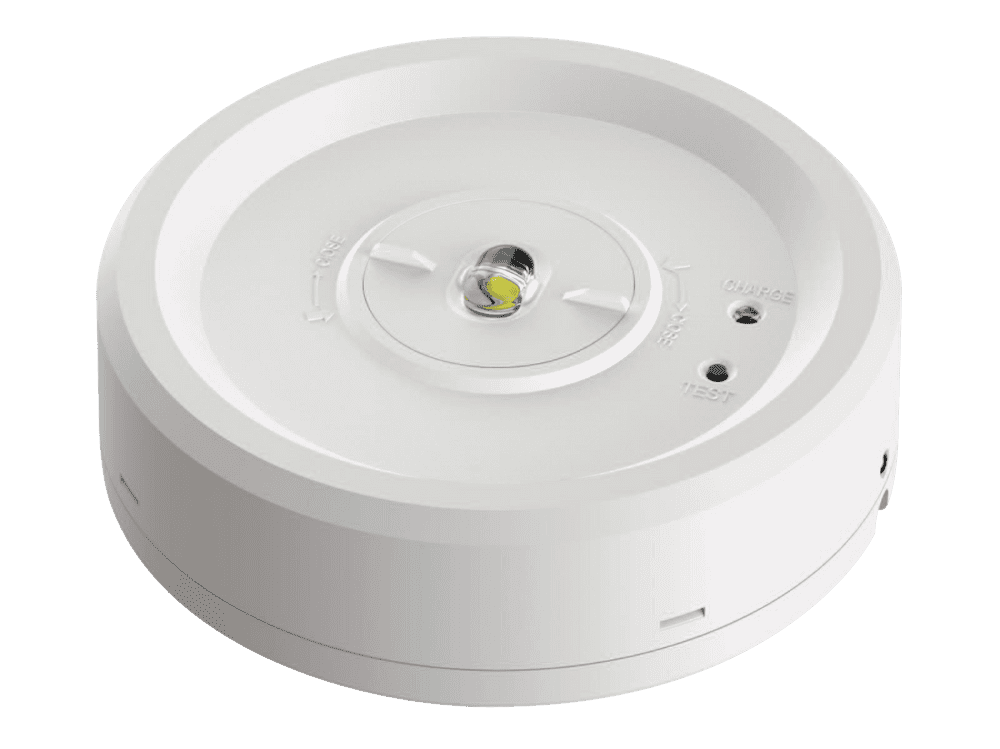 Ovia Lighting OVEM10210WHST 2 8W LED Circular Emergency Ceiling Light ...