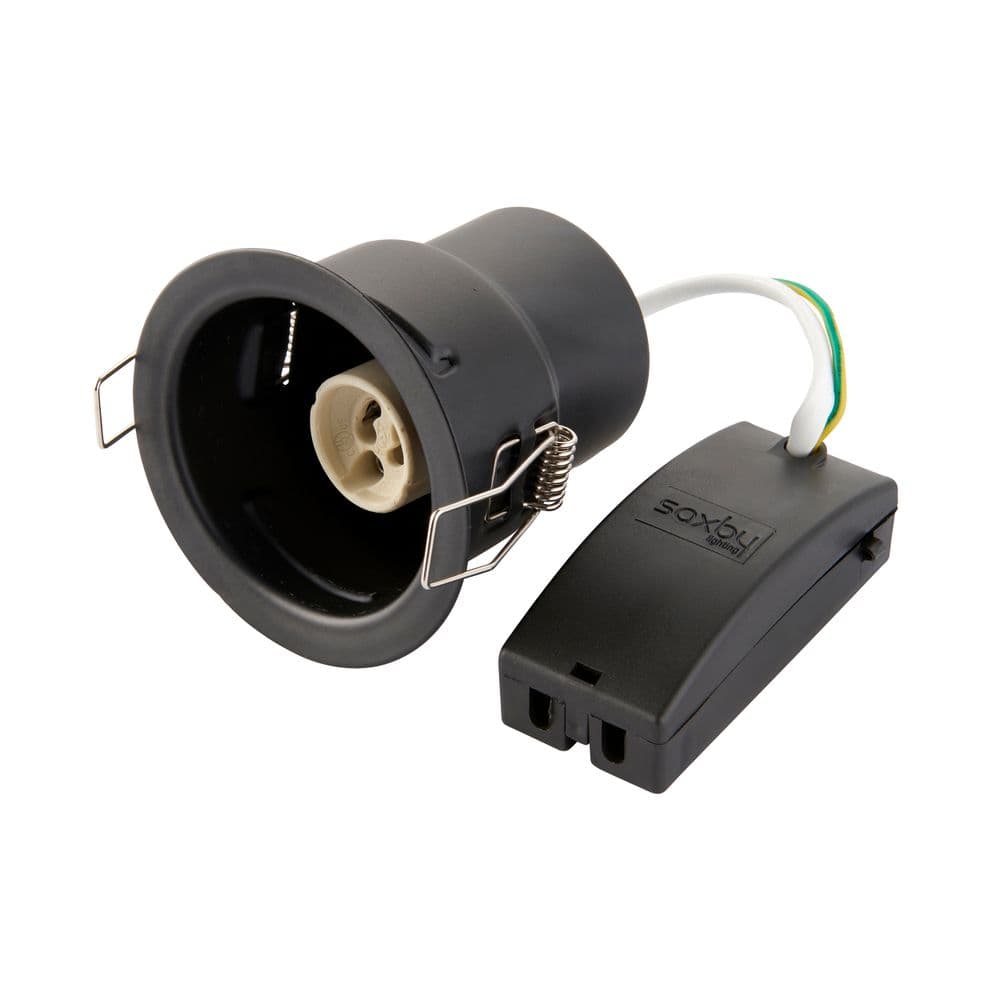 Saxby Lighting 109805 ShieldOne 65 Fire-Rated Can IP65 Matt Black