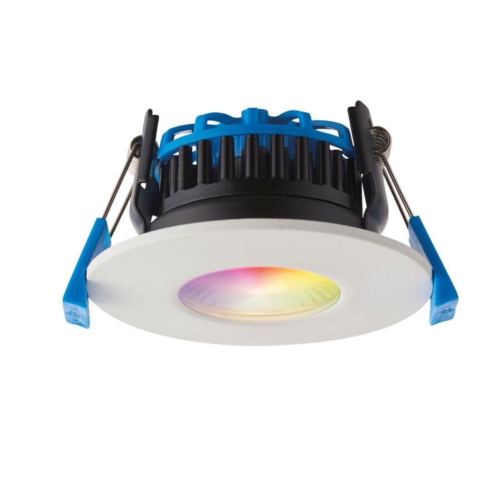 Saxby Lighting 81555 Smart ShieldPro RGBW IP65 8W Matt White