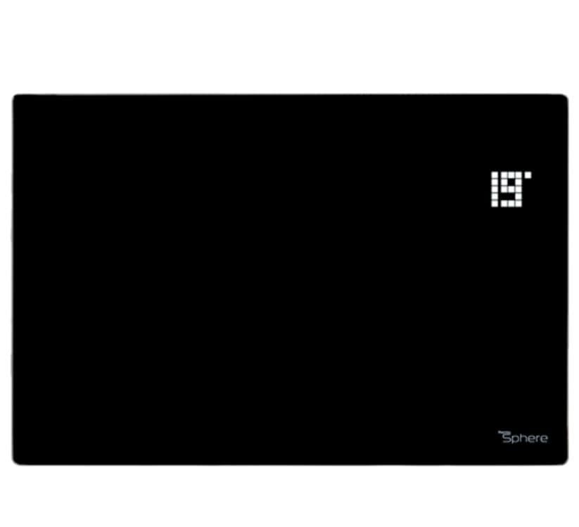 ThermoSphere TSGFR-2000-B Flat Glass Panel Heater Black 2000W