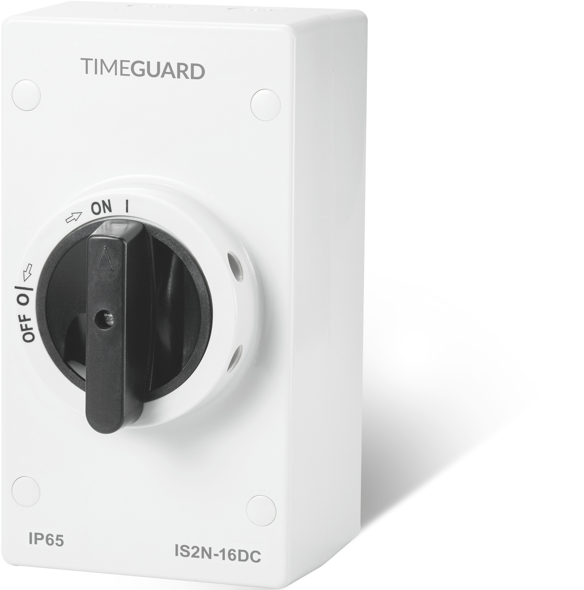 Timeguard IS2N-16DC IP65 DC Rotary Isolator Switch 2 Pole 16A