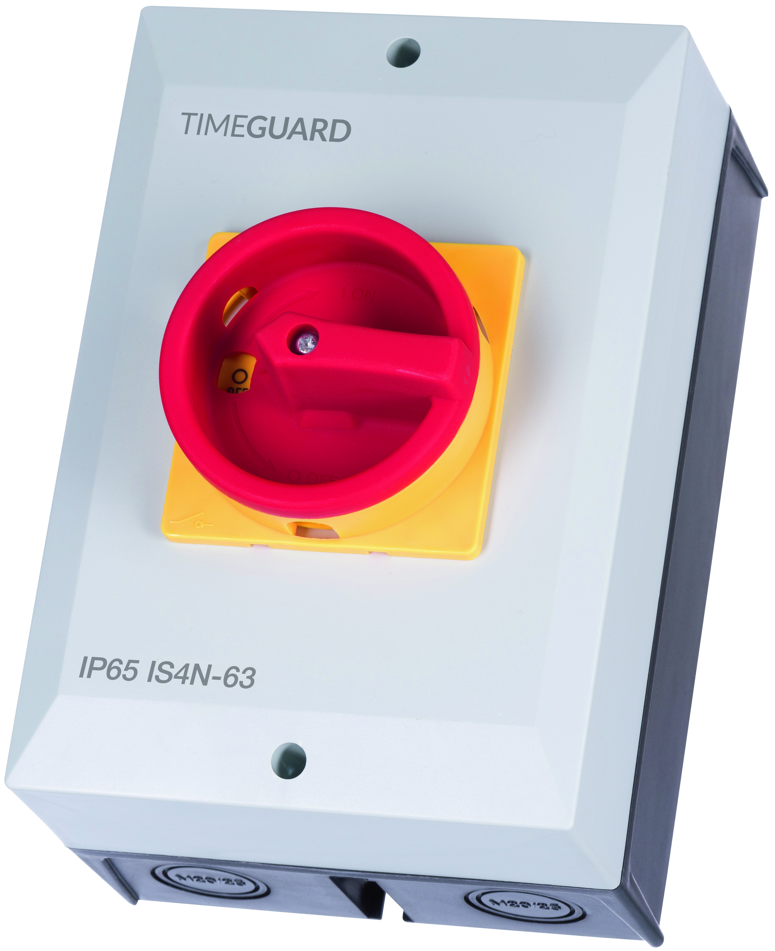 Timeguard IS4N-63 Weather Safe Rotary Isolator Switch 4 Pole 63A
