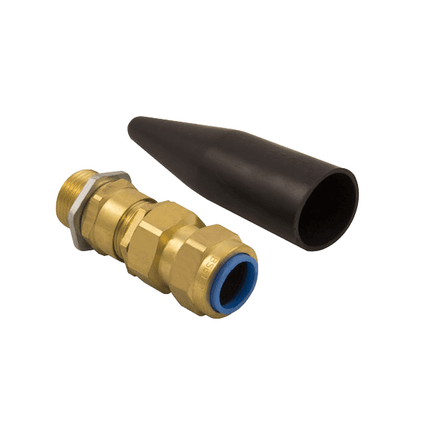 Unicrimp QAE1W32 2 x Brass Cable Gland 32mm