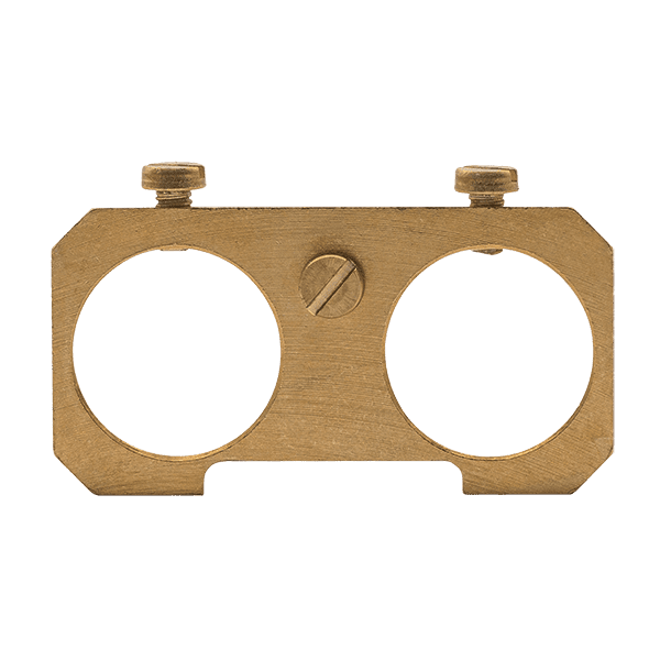 Unicrimp QBEPD Double Brass Earthing Plate