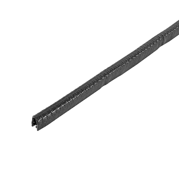 Unicrimp QGT3B Black 3m Grommet Strip Edge Trim Roll