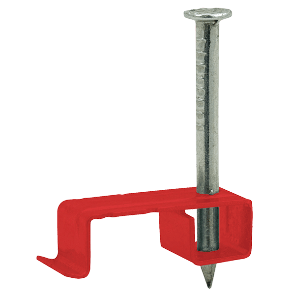 Unicrimp QMC25RD 1-2 5mm Metal LSF T&E Cable Clips Red PK100