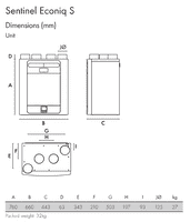 Vent Axia 499883 Sentinel Econiq S MVHR Heat Recovery Unit