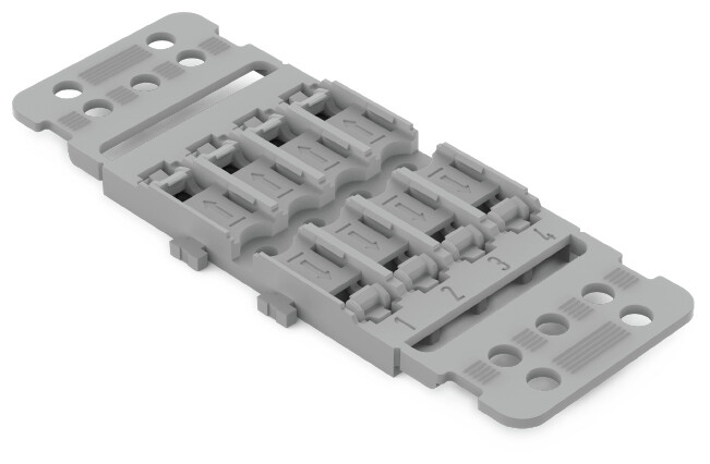 WAGO 221-2504 Mounting Carrier With Strain Relief For 4-Way Inline ...