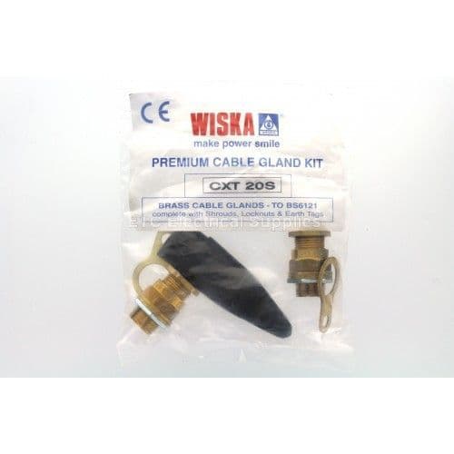 Wiska CXT20S SY Armoured Cable Outdoor Gland Pack 6 1-11 6mm