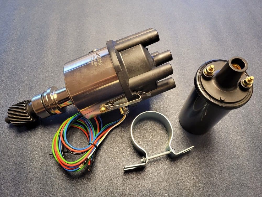 123 Ignition electronic distributor and coil set