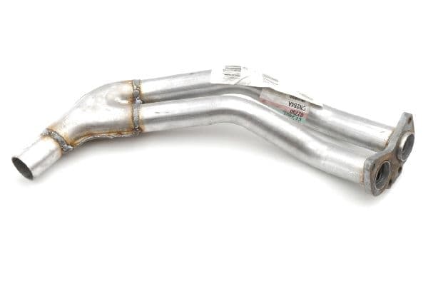 Double front exhaust pipe mild steel