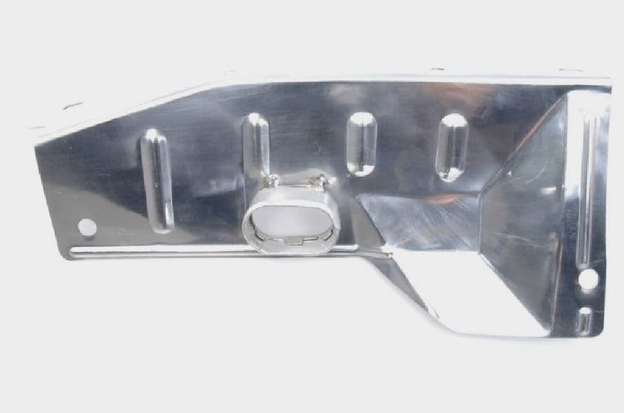Heat shield for exhaust manifold outer - with duct