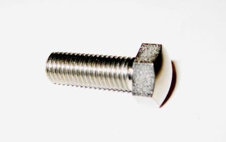 M7 x 20 stainless steel set screw with domed polished head