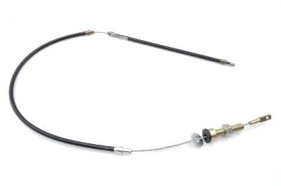 Parking brake cable hand operated