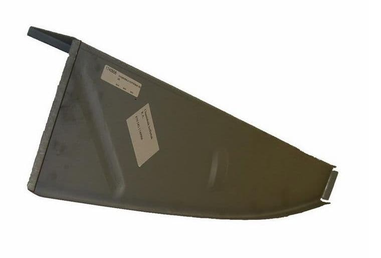 Right rear chassis rail in boot