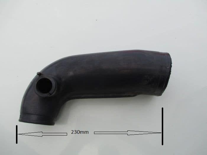Rubber elbow between air filter and carburettor ID19