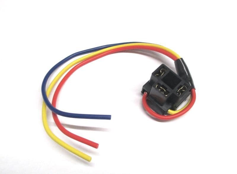 Wiring connector for headlamp bulb - suitable for use with our H4 headlamps
