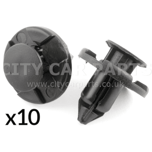 10x Clips For Nissan Mitsubishi Toyota Push Type Bumper Wheel Arch ...