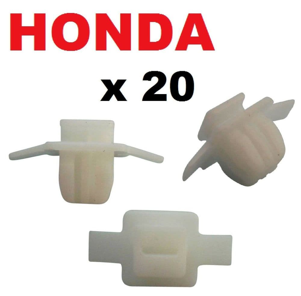 20 X HONDA CIVIC & CRV Models Wheel Arch Moulding Trim Fastener Clips