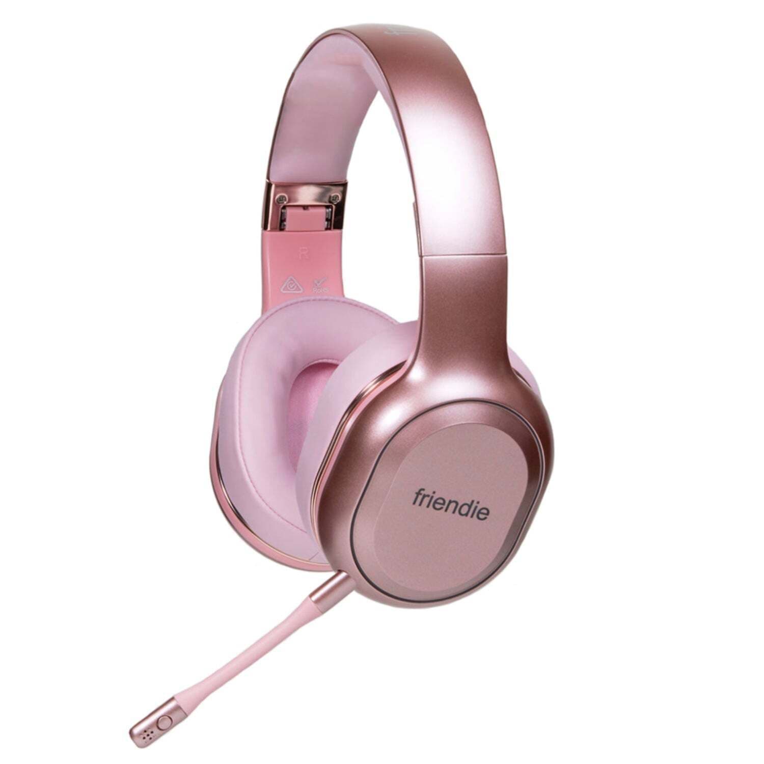 AIR Duo Rose Gold Over Ear Wireless Headphones