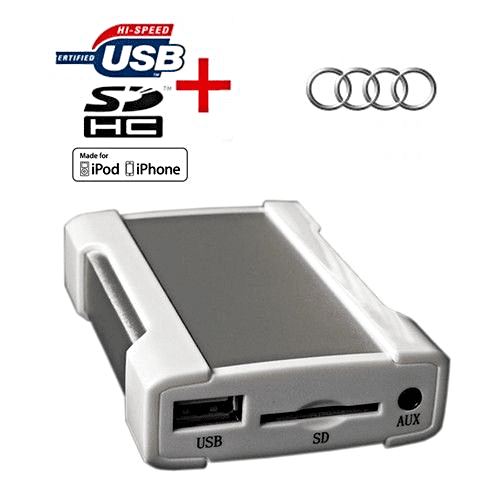Audi iPod/iPhone USB SD MP3 AUX-IN New All In One Interface SKU1493