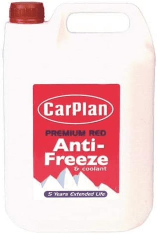 Carplan Antifreeze and Coolant 5 Years Extended Life - Premium Red 5 Litre
