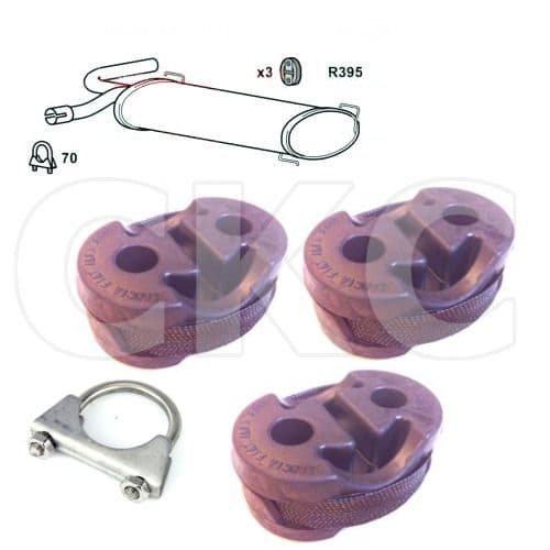 Citroen Relay & Peugeot Boxer 2 2d Models Rear Exhaust Back Box Fitting Kit