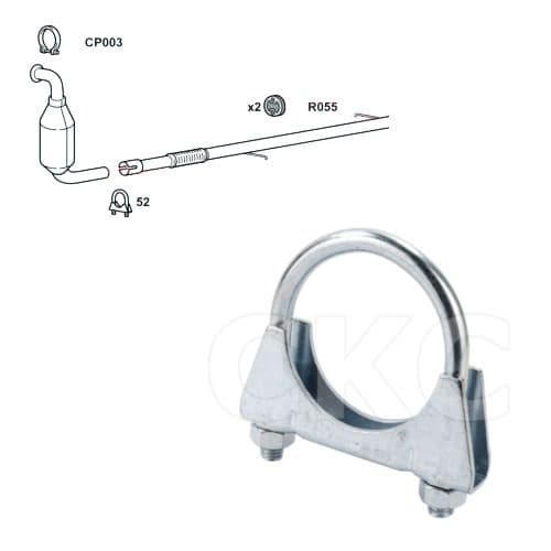 For Ford Ka Mk2 1 3 Hatchback Models Front Down Pipe Lower Exhaust Clamp