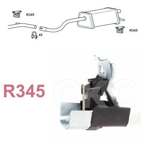 For Renault Clio MK3 1 4 & 1 6 Models Rear Exhaust Rubber Hanger Mounting
