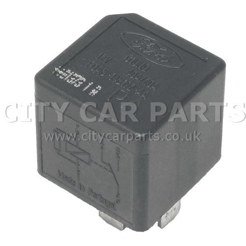 Ford 1995 To 2005 Multi -Use 5-Pin Black Relay F0AB-14B192-AA G1UHQ 12V ...