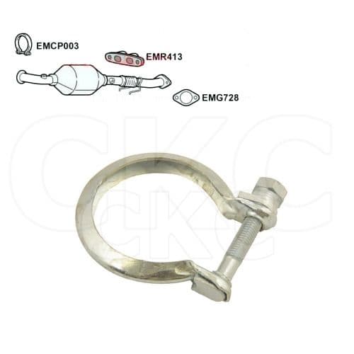 Ford C-MAX Grand /Focus Mk3 Models 2 0D Front Down Pipe Upper Cat ...