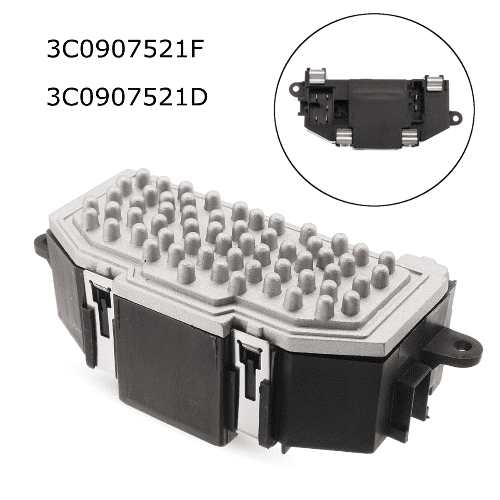 Heater Blower Fan Resistor Speed Control 3C0907521F 3C0907521D For VW ...