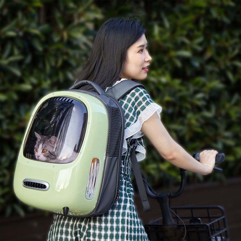 Instachew PETKIT BREEZY Pet Carrier Built-in fan and light